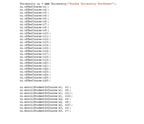 PARTE: Now for the fun! University class: Implement | Chegg.com
