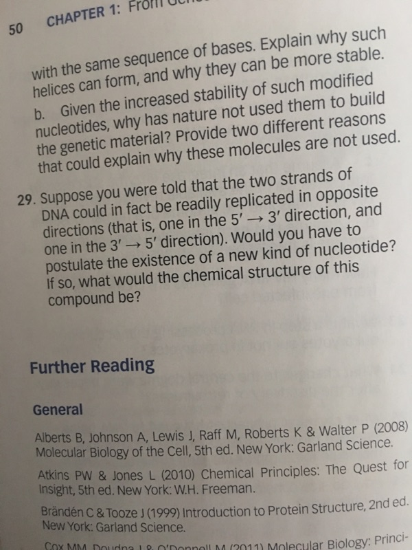 Solved Suppose you were told that the two strands of DNA | Chegg.com