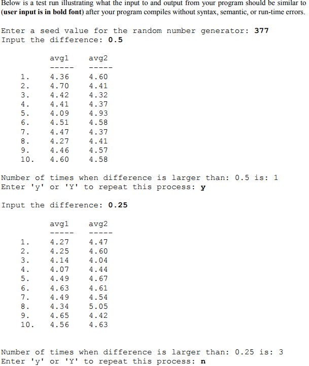 Solved Write A C Program That Simulates Rolling A Fair