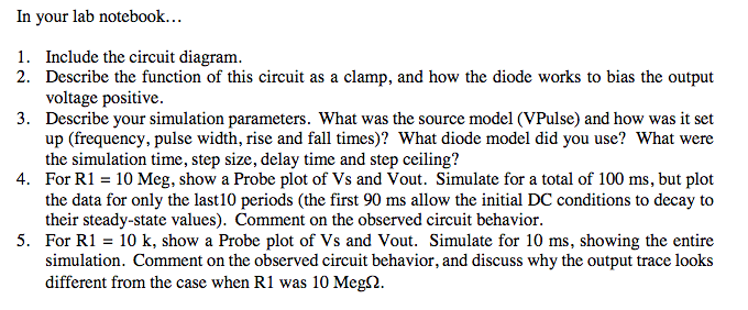 Orcad Pspice Solved Problem Based On Transient Analysis