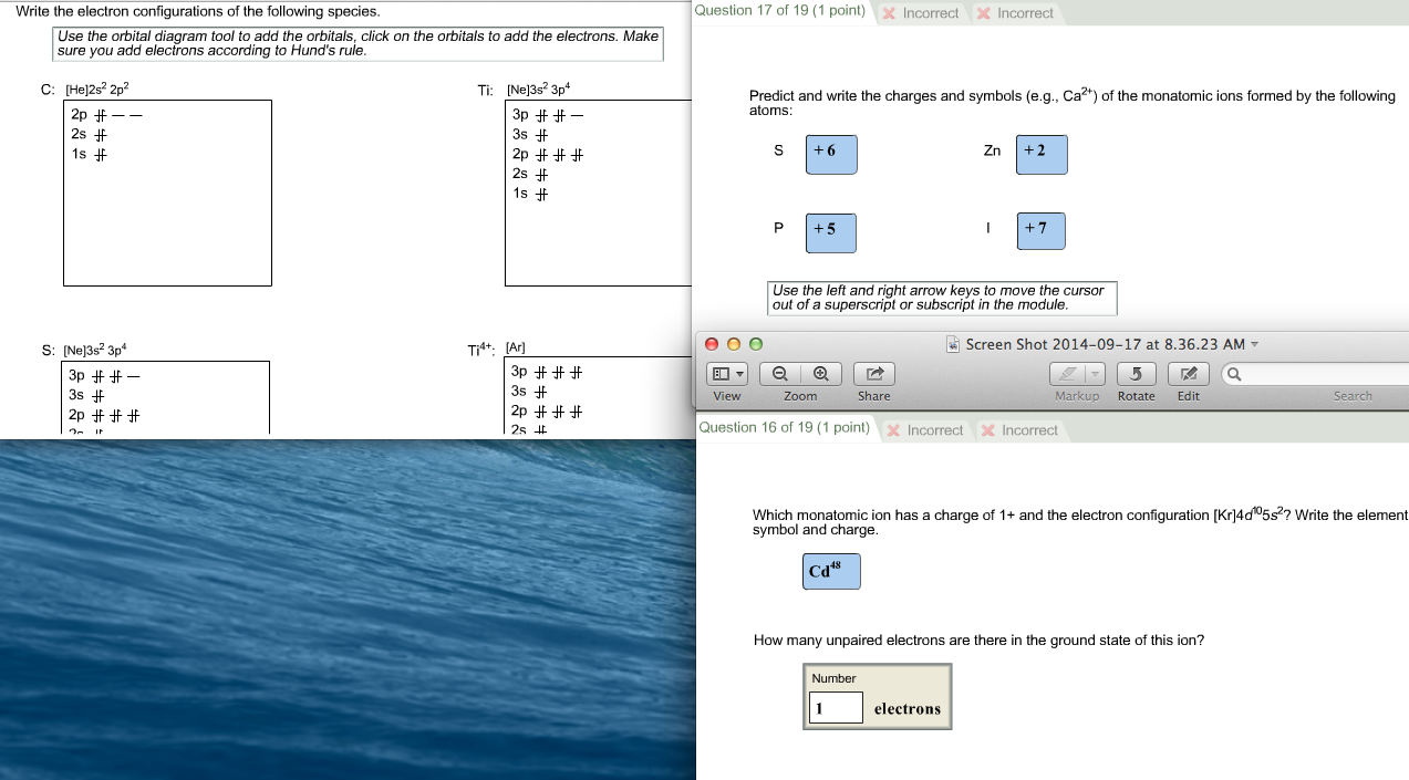 Solved Write The Electron Configurations Of The Following