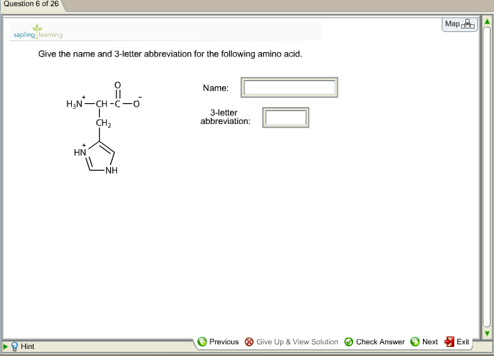Solved Question 6 of 26 Map deb A pling Give the name and | Chegg.com