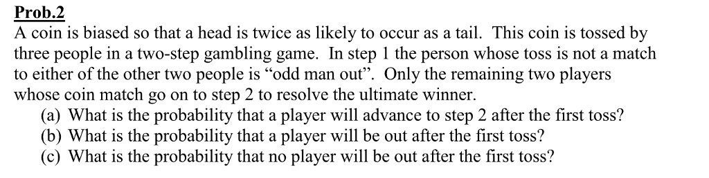 Solved Prob 1 For the events A and B, let PCA) -0.25 and | Chegg.com