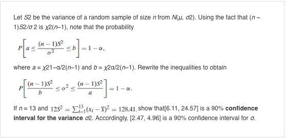 Solved Let S2 be the variance of a random sample of size n | Chegg.com