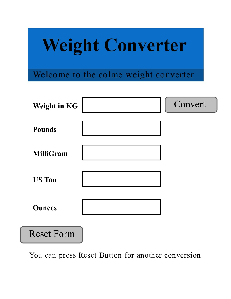 Weight Conversion Chart Tons To Pounds