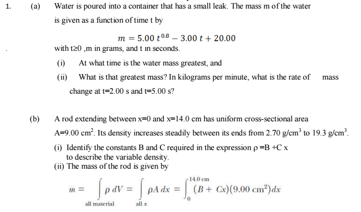Solved Water is poured into a container that has a small | Chegg.com