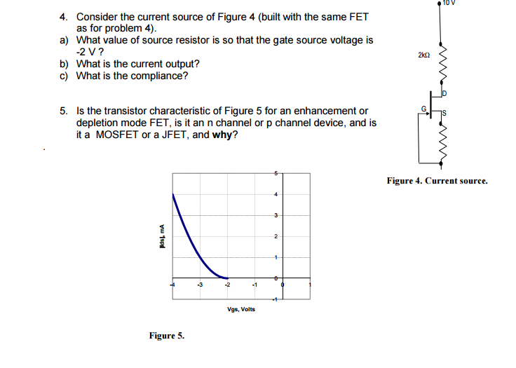 Solved Consider the current source of Figure 4 (built with | Chegg.com