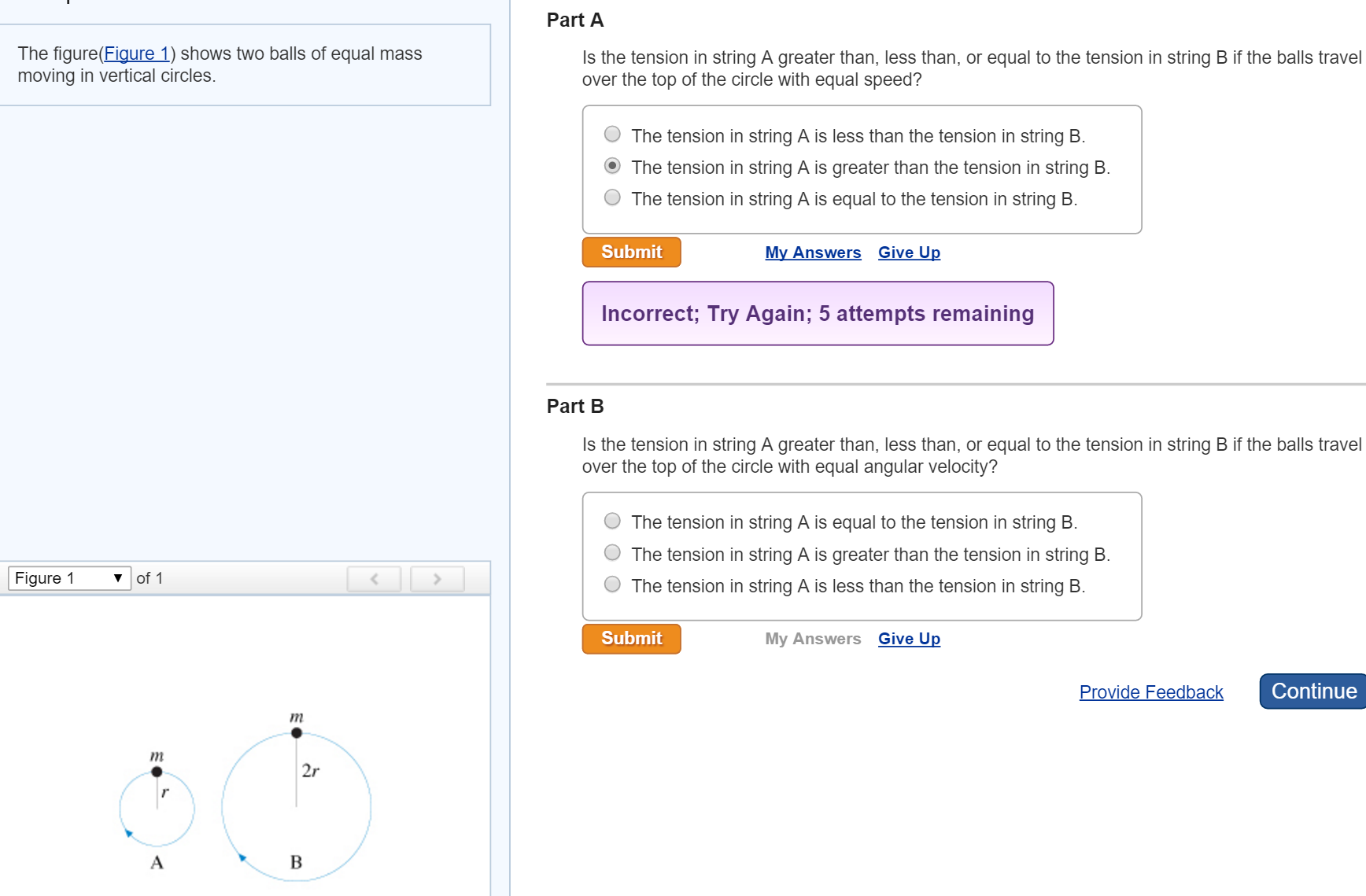 Solved The figure(Figure_1) shows two balls of equal mass | Chegg.com