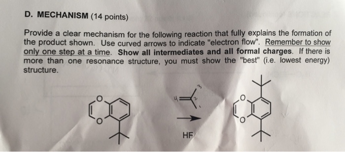 Solved Provide a clear mechanism for the following reaction | Chegg.com