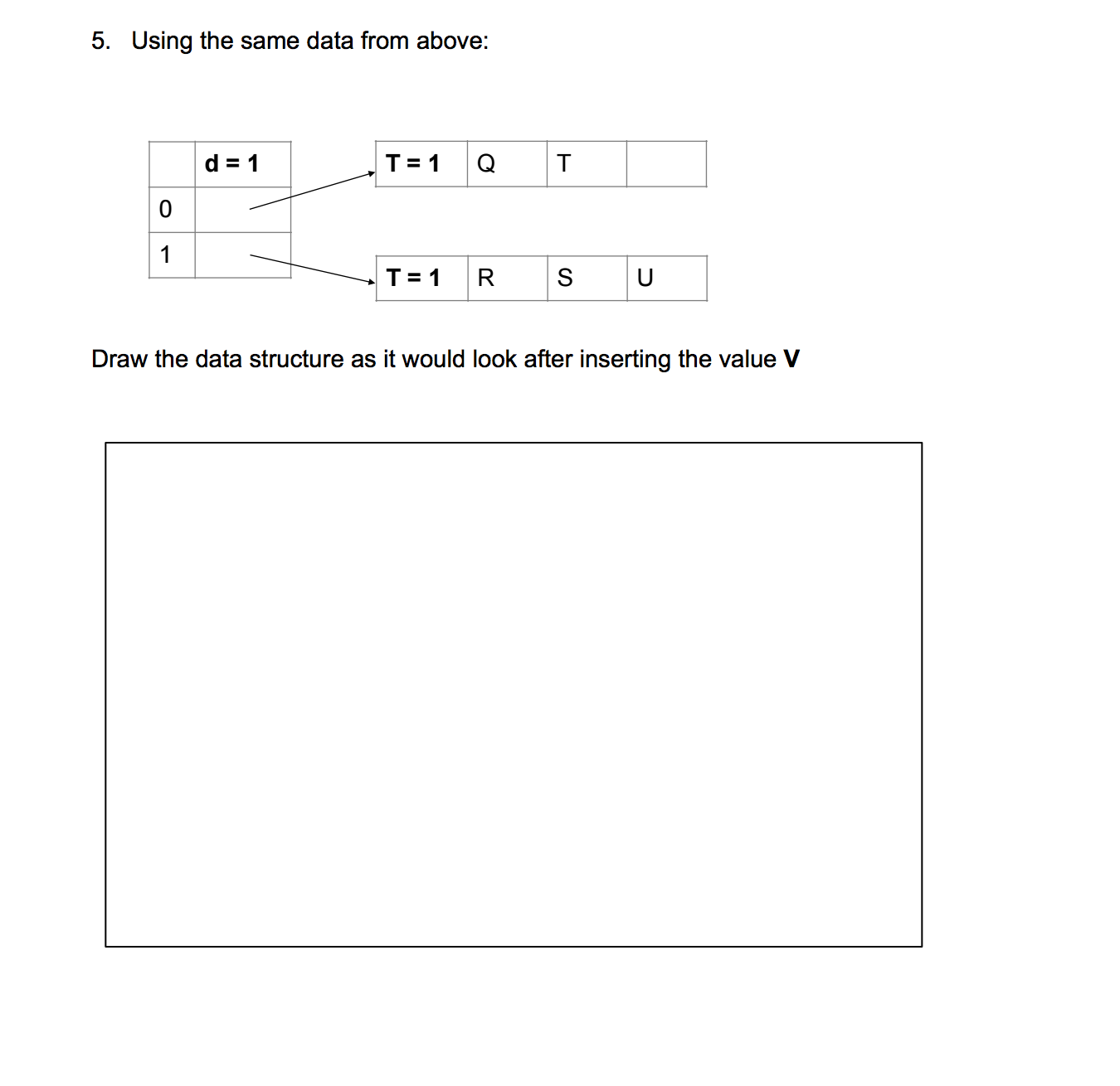 Solved Given the following data for an Extendible Hashing | Chegg.com
