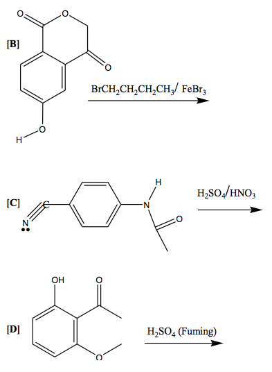 Solved Predict the structure (s) of the | Chegg.com