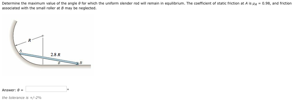 Determine the maximum value of the angle theta for | Chegg.com
