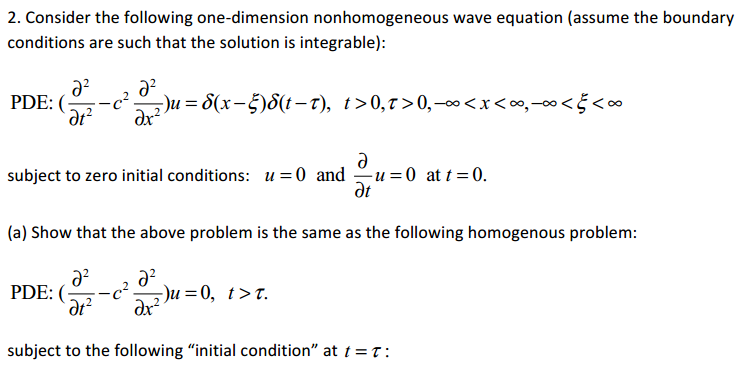 Solved 2. Consider the following one-dimension | Chegg.com