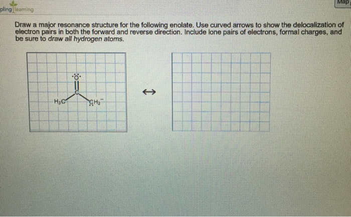 Solved Draw a major resonance structure for the following | Chegg.com