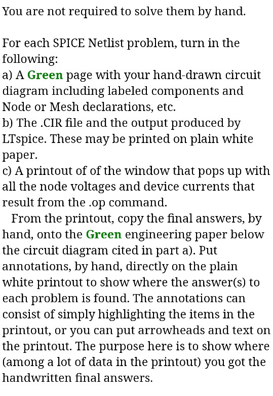 Solved You Are Not Required To Solve Them By Hand For Each 