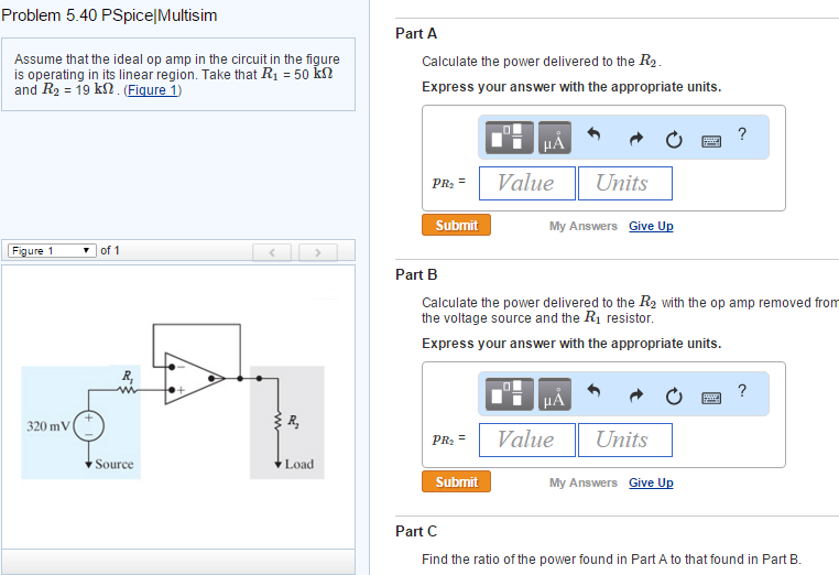 Solved Problem 5.40 PSpice|Multisim Assume that the ideal op | Chegg.com