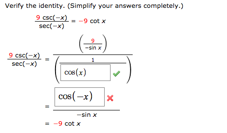 Solved Verify the identity. (Simplify your answers | Chegg.com