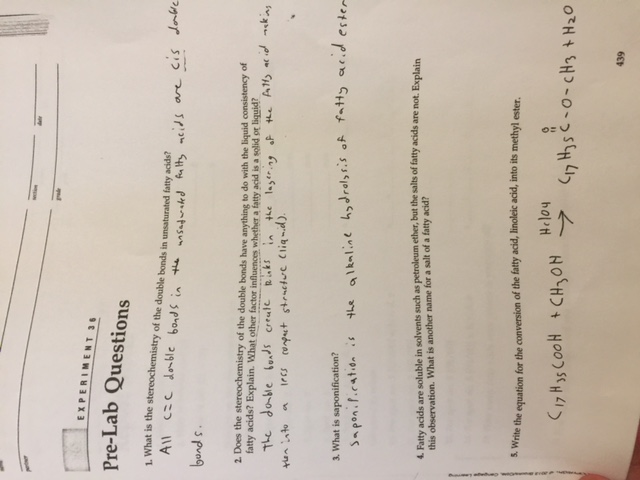 Solved EXPERIMENT 3 Pre-Lab Questions 1. What is the | Chegg.com