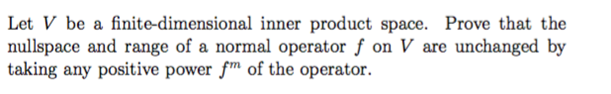 Solved Let V be a finite-dimensional inner product space. | Chegg.com