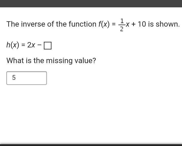 Solved The inverse of the function f(x)- h(x) = 2x- What is | Chegg.com