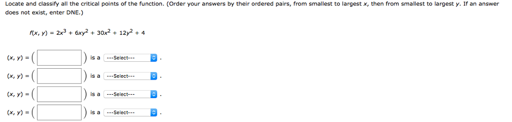 Solved Locate and classify all the critical points of the | Chegg.com