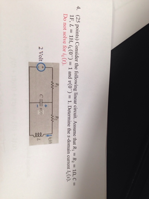 Solved Consider the following linear circuit. Assume that R1 | Chegg.com
