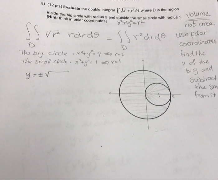 Solved Evaluate the double integral doubleintegral_D | Chegg.com