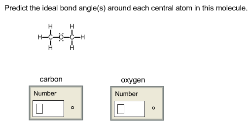 Solved Predict the ideal bond angle(s) around each central | Chegg.com
