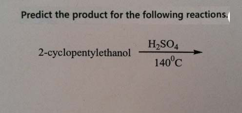 Solved Predict the product for the following reactions. | Chegg.com