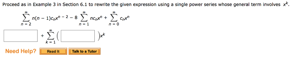 Solved Proceed as in Example 3 in Section 6.1 to rewrite the | Chegg.com