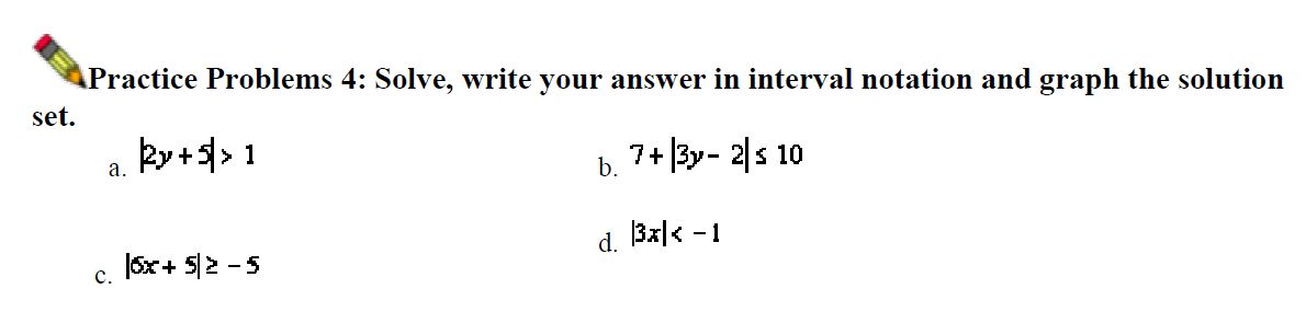 Solved Solve Write Your Answer In Interval Notation And 5210
