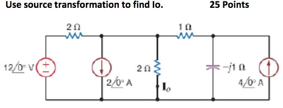 Solved Use source transformation to find I_0. | Chegg.com