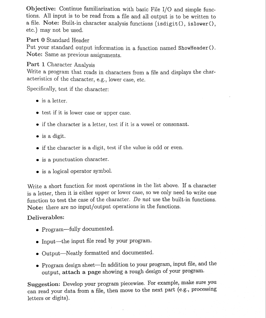 Solved I need help with this program. Please, include all | Chegg.com