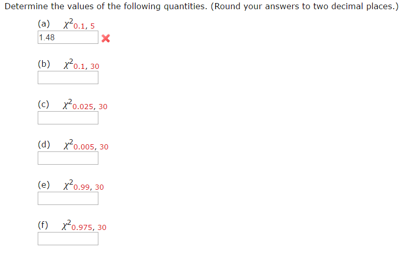 Solved Determine the values of the following quantities. | Chegg.com