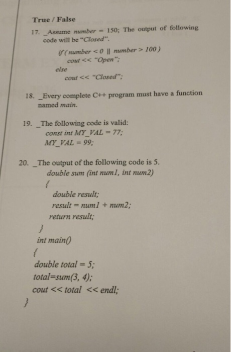 Solved Assume number = 150; The output of following code | Chegg.com