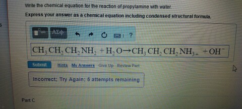 Solved Write the chemical equation for the reaction of | Chegg.com