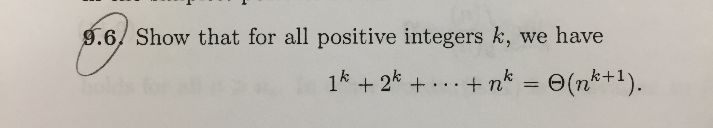 Solved Show that for all positive integers k, we have 1^k + | Chegg.com