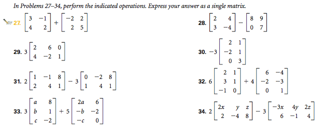Solved find the dimension of each matrix. Indicate if the | Chegg.com