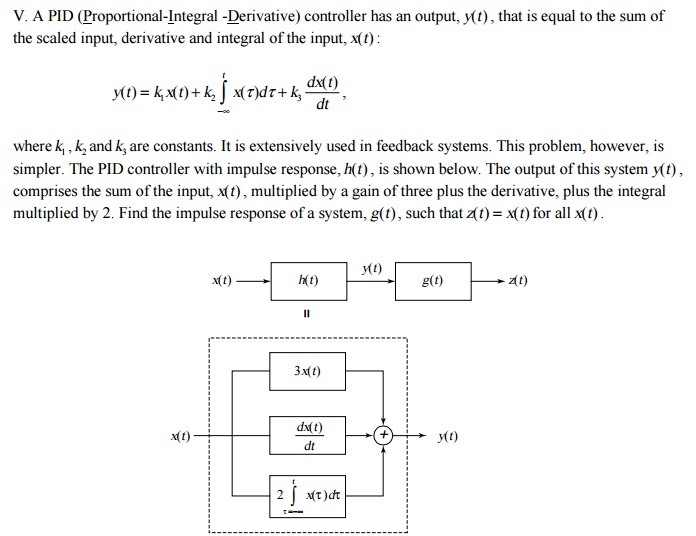 A PID (Proportional-Integral -Derivative) controller | Chegg.com
