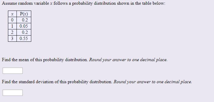 Solved Assume random variable x follows a probability | Chegg.com Solved Assume random variable x follows a probability | Chegg.com