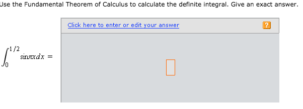 Solved Use the fundamental Theorem of Calculus to calculate | Chegg.com