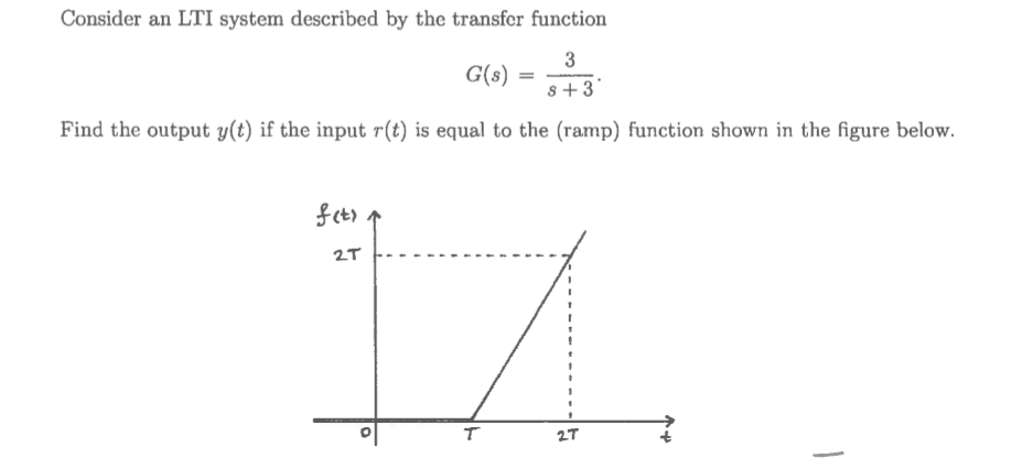 Solved Consider an LTI system described by the transfer | Chegg.com Solved Consider an LTI system described by the transfer | Chegg.com