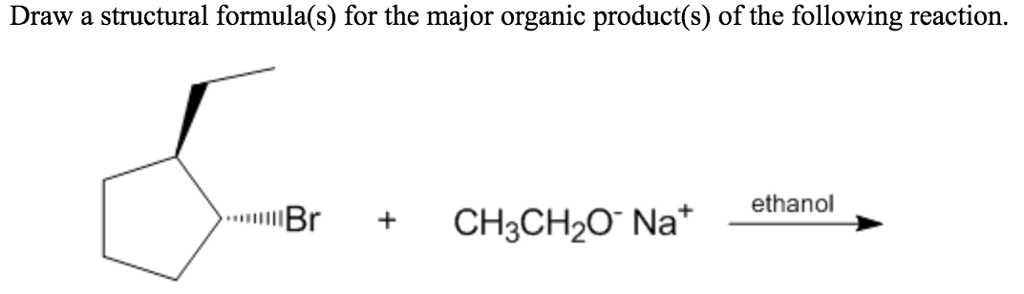 Solved Draw a structural formula(s) for the major organic | Chegg.com