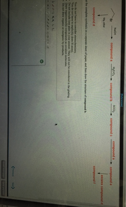 Solved the complete synthesis on a separate sheet of | Chegg.com