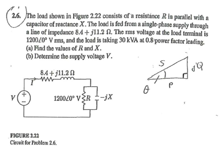 Solved GA 2.6. The load shown in Figure 2.22 consists of a | Chegg.com