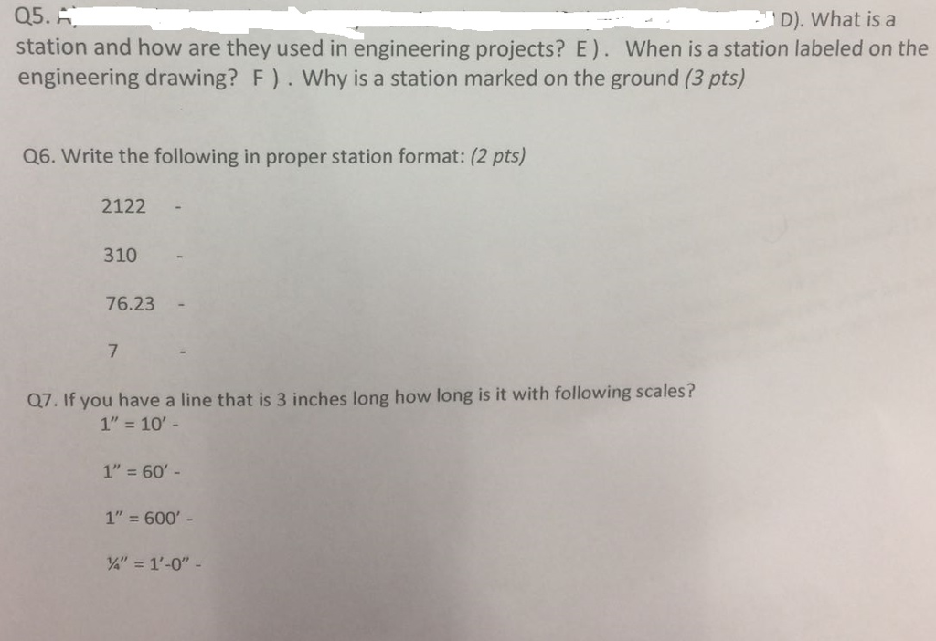 Solved What is a station and how are they used in | Chegg.com