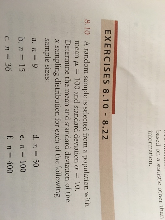 Solved A random sample is selected from a population with | Chegg.com