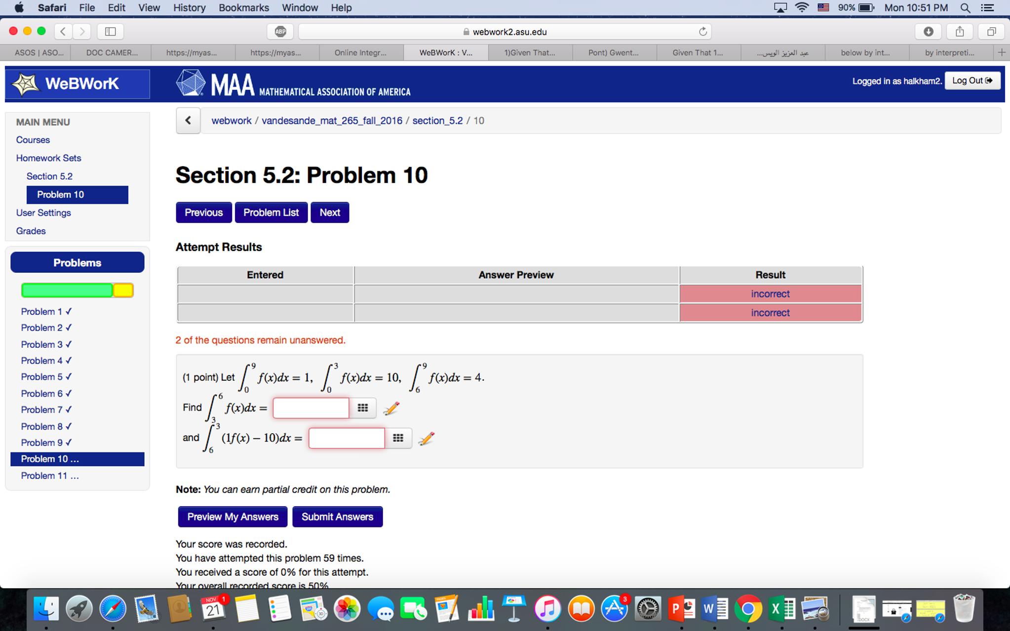 Solved Let integral_0^9 f(x) dx = 1, integral_0^3 f(x) dx = | Chegg.com Solved Let integral_0^9 f(x) dx = 1, integral_0^3 f(x) dx = | Chegg.com