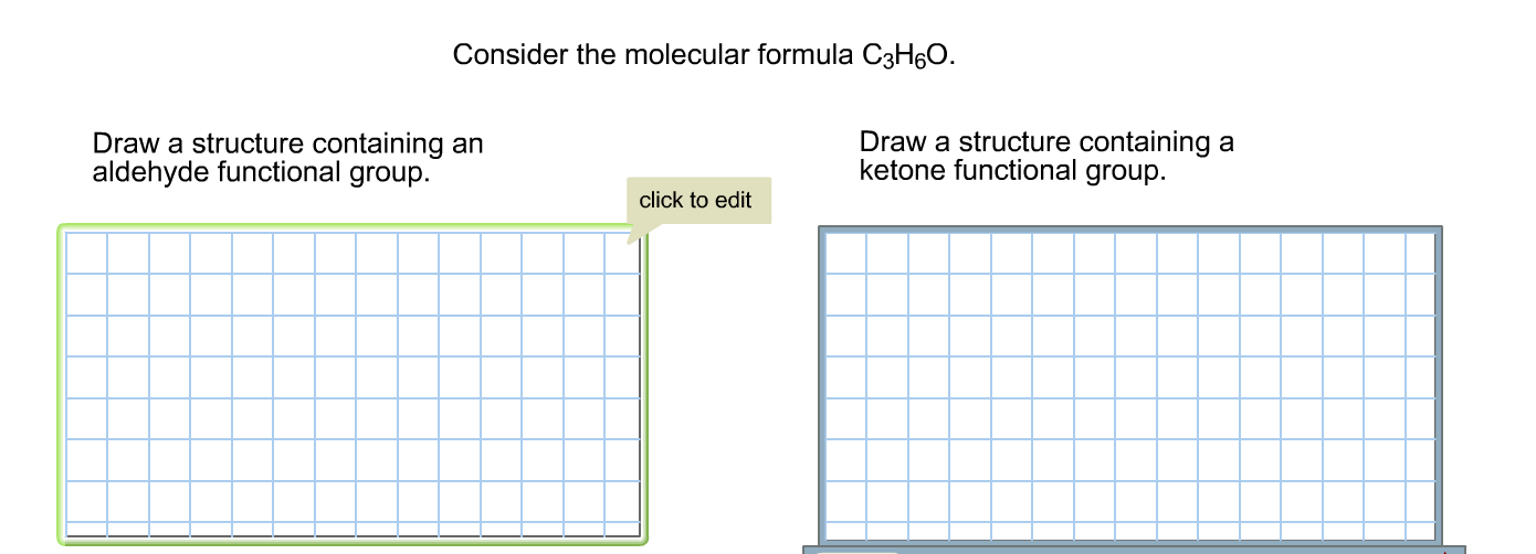 Solved Consider the molecular formula C3H6O. Draw a | Chegg.com