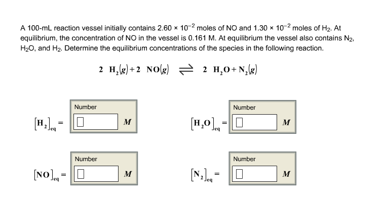 Solved Determine the equilibrium concentrations of the | Chegg.com Solved Determine the equilibrium concentrations of the | Chegg.com